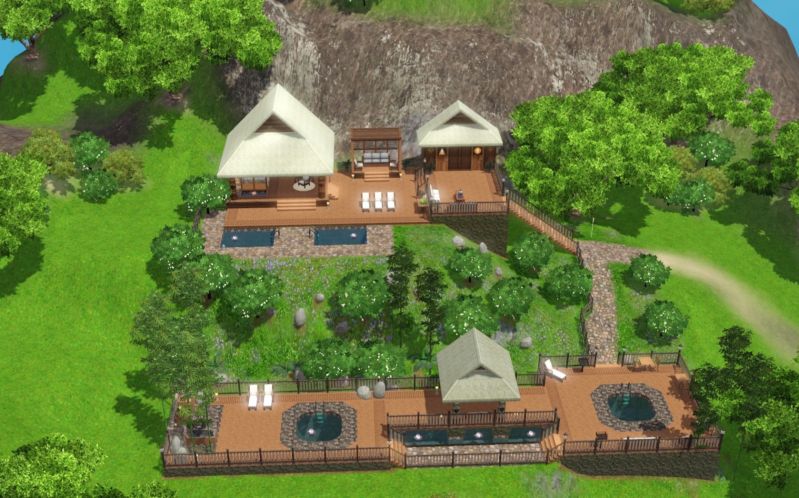 Summer's Little Sims 3 Garden: Sunlit Tides List of Community Venues