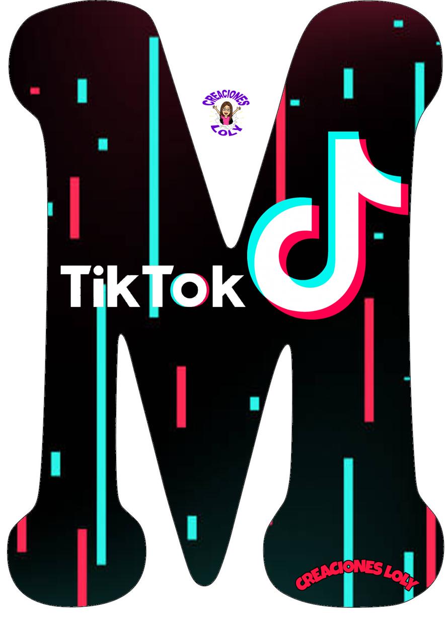 Creaciones Loly: Abecedario Tik Tok