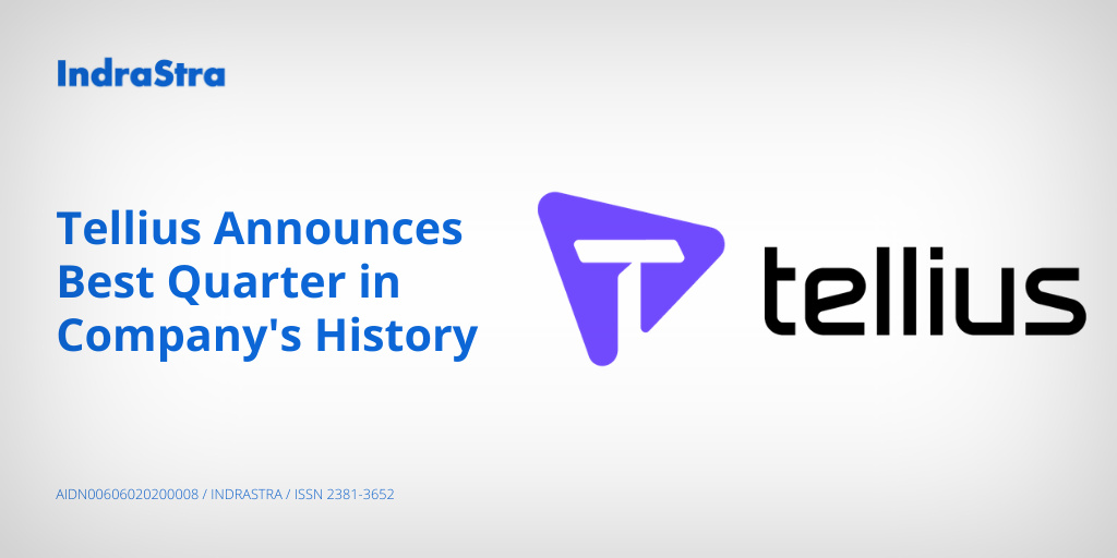 Tellius Announces Best Quarter in Company's History