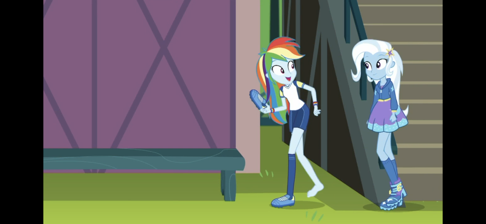 Anime Feet: Equestria Girls: Rainbow Dash