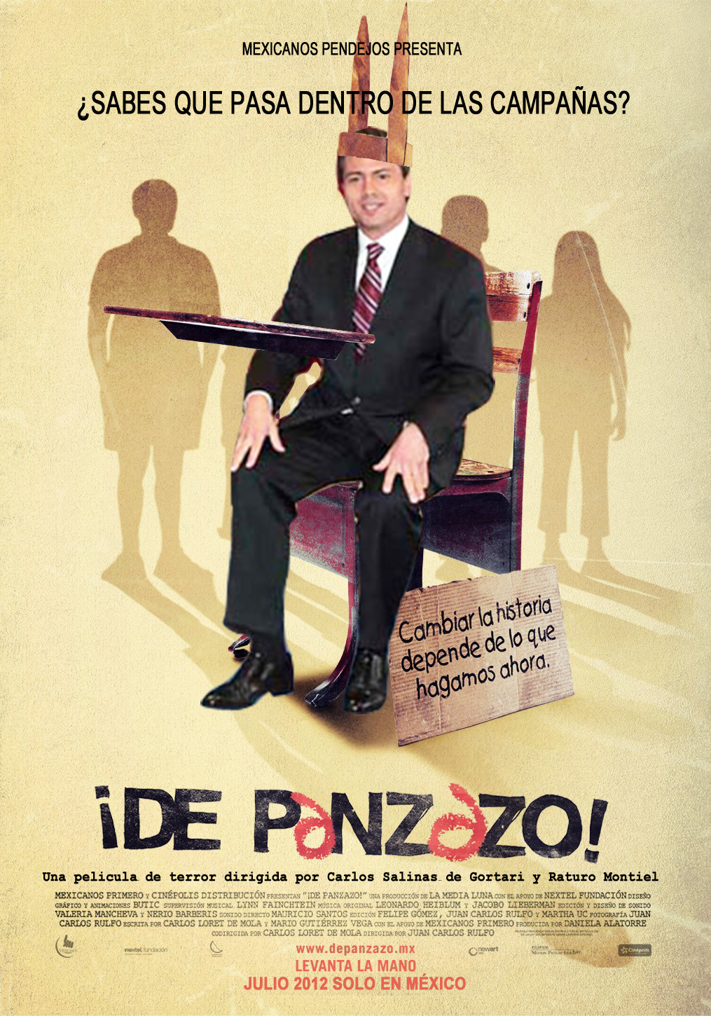 Publicidad Librerías Gandhi Censurada: DE PANZAZO PEÑA NIETO