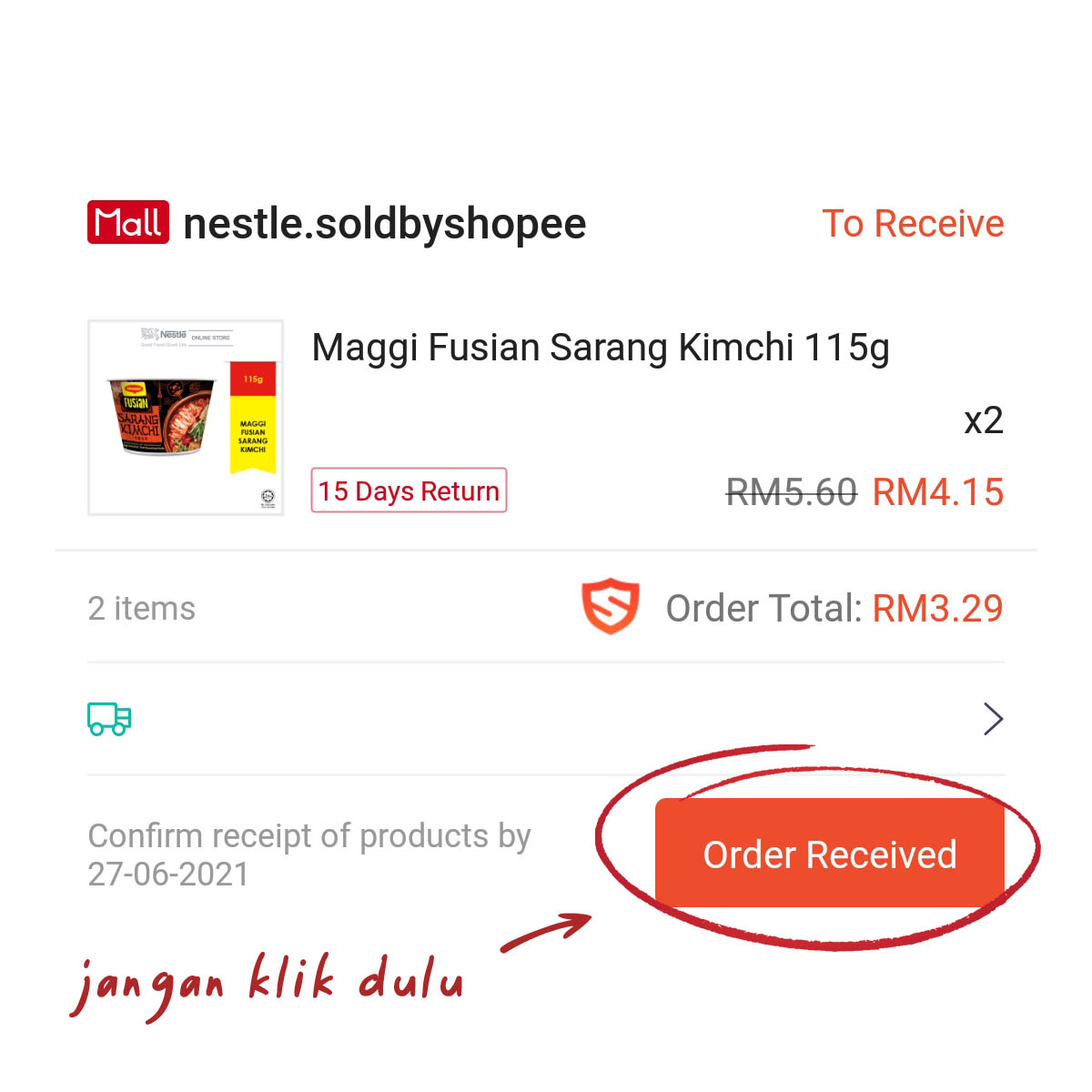 Terima barang rosak? Ini cara return atau refund barang di Shopee.