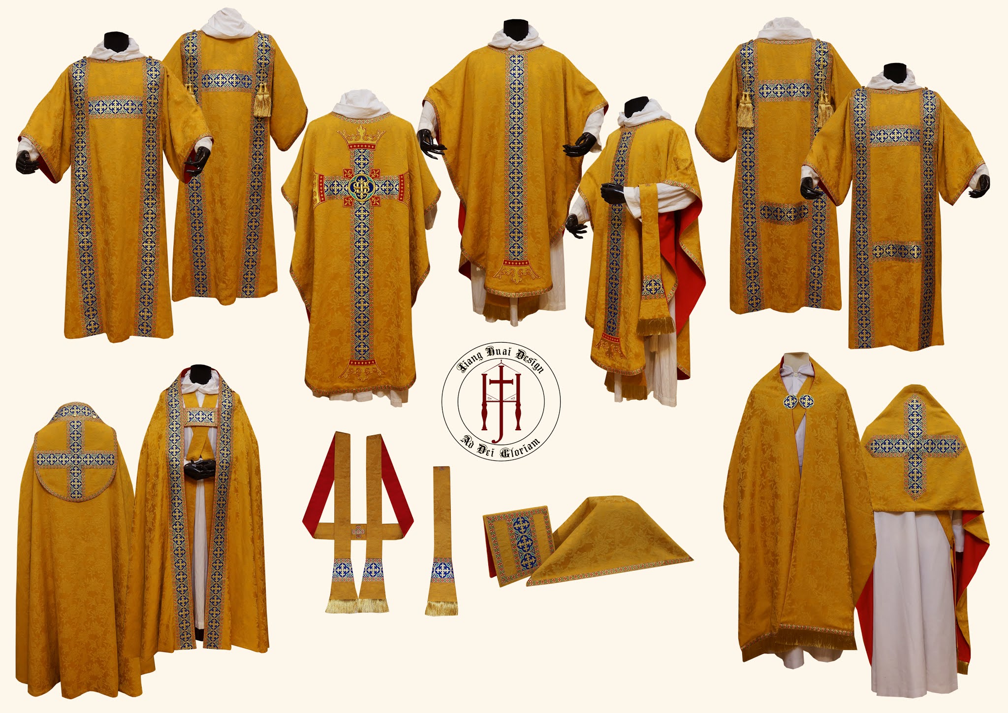Victoria High Mass Set - Gold