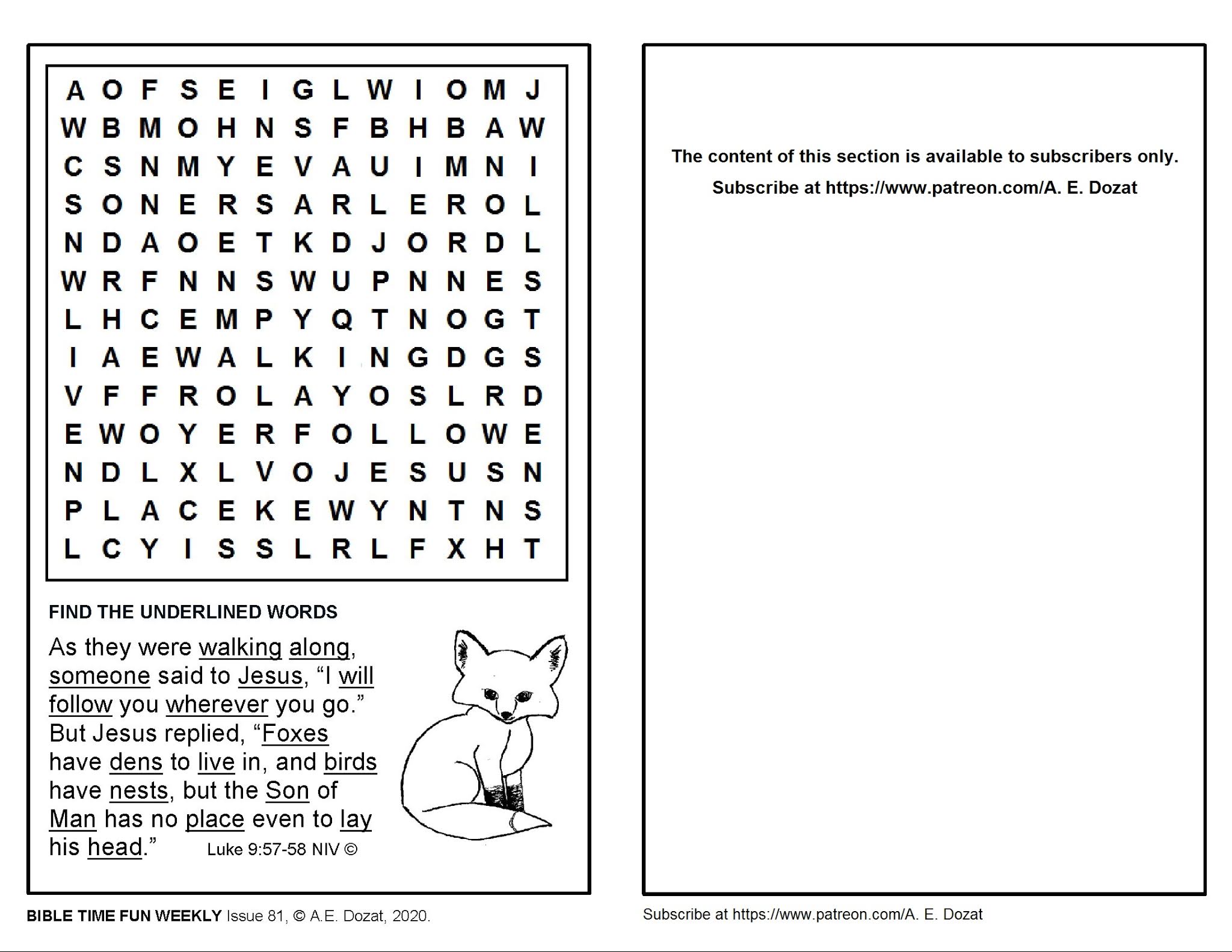 Coloring Pages for Kids by Mr. Adron: Free Printable Bible Verse Word ...