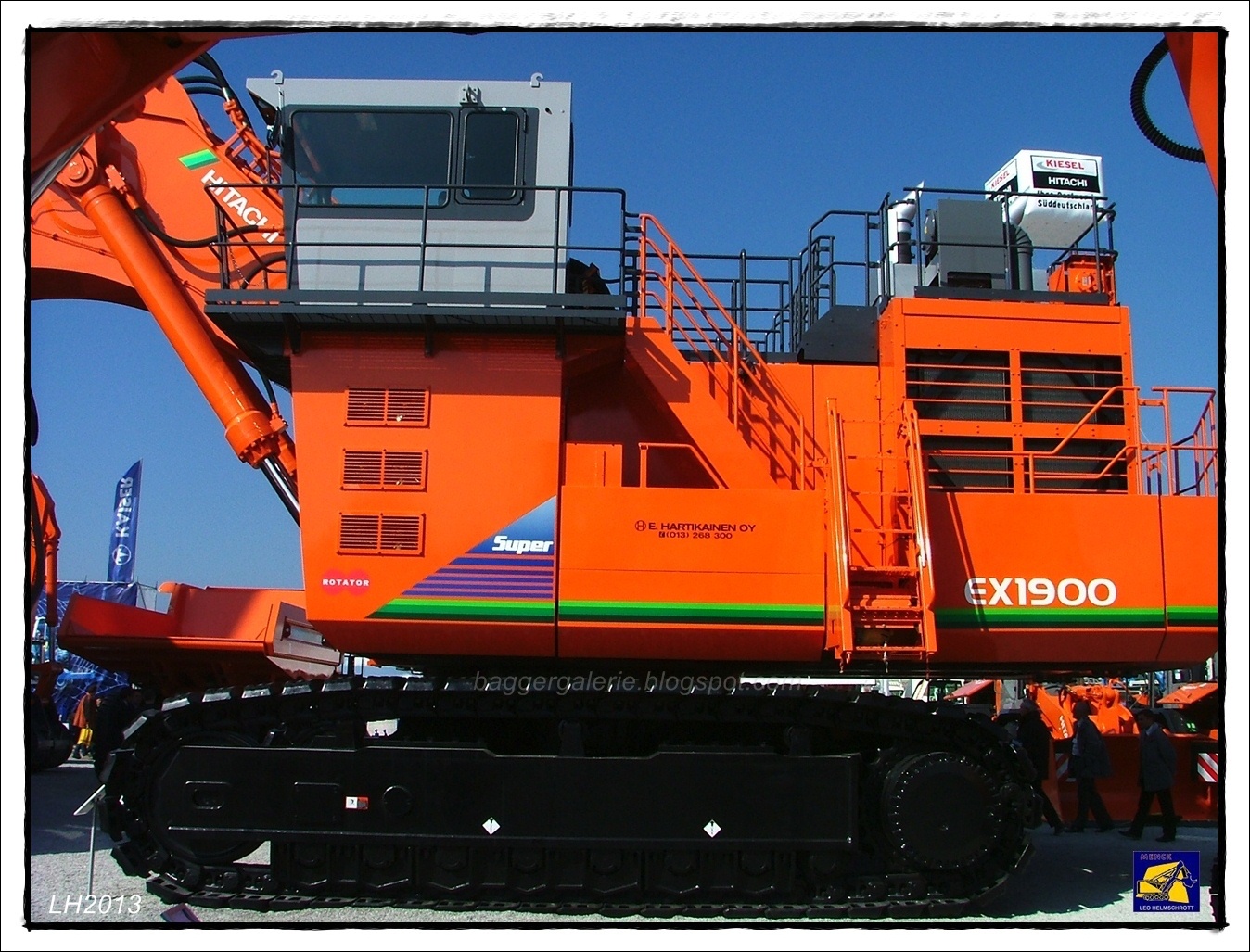 Bagger Galerie Construction Machines: HITACHI EX 1900 Hydraulikbagger ...