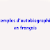 Exemples d'autobiographies - Le texte autobiographique - Lettres et ...