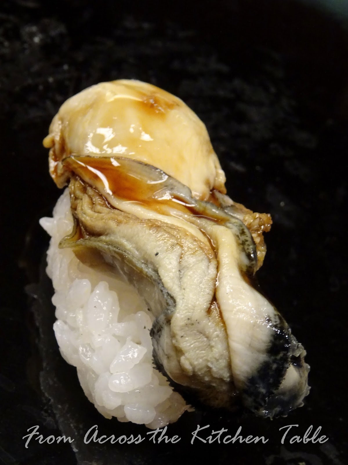 From Across the Kitchen Table: Sushi Ippei, Kanazawa, Japan