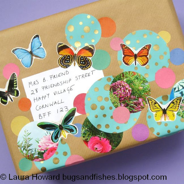 Bugs and Fishes by Lupin: 3 Creative Ideas for Decorating your Parcels
