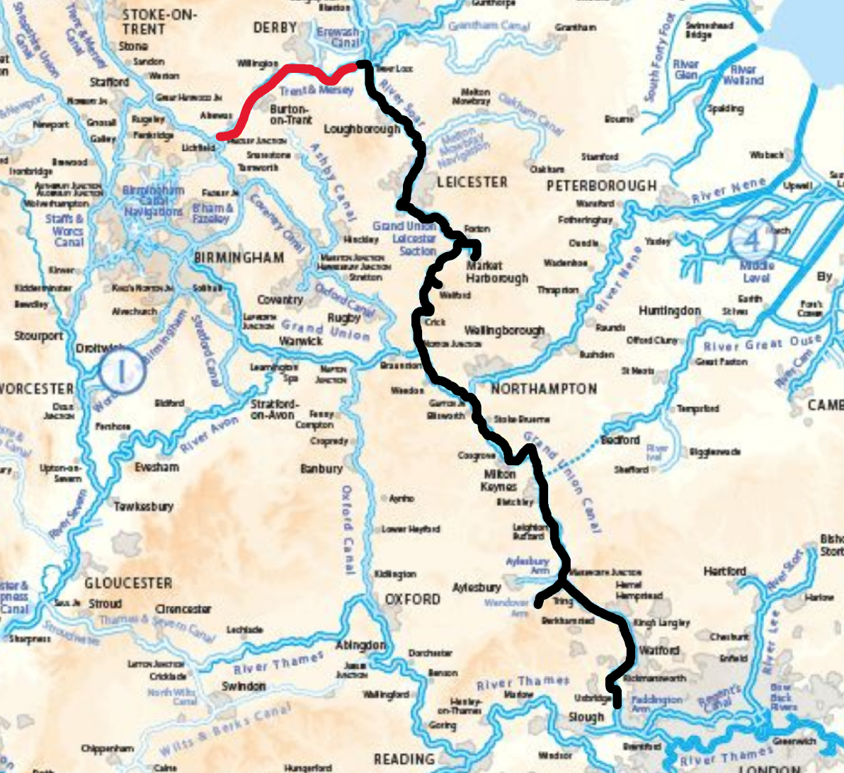 Trent & Mersey Canal - Starting the way home