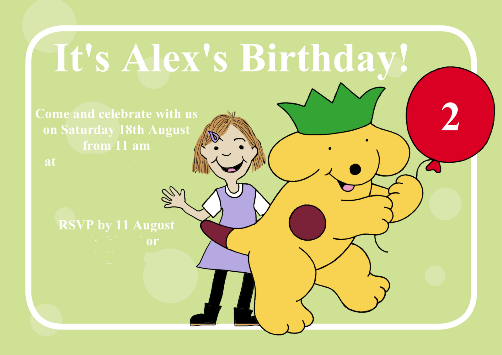 Ree's Ramblings: Spot Birthday Party