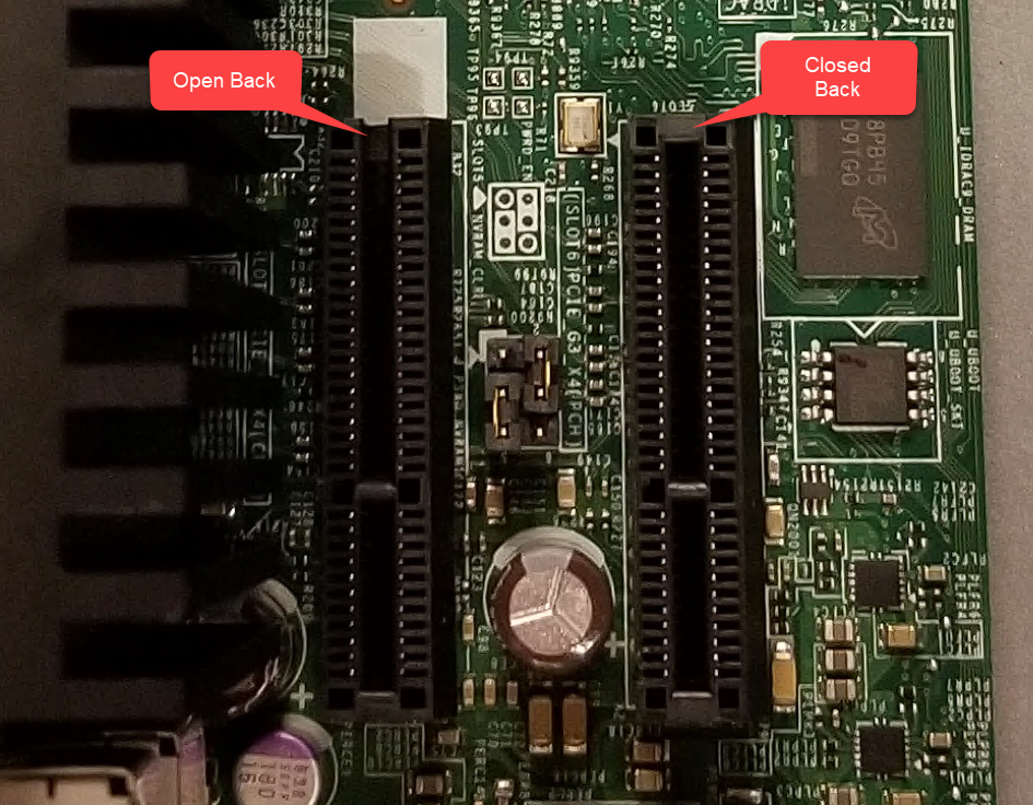 Stuff I wish I knew earlier: Dell R740xd2 PCIe x8 x4 slots