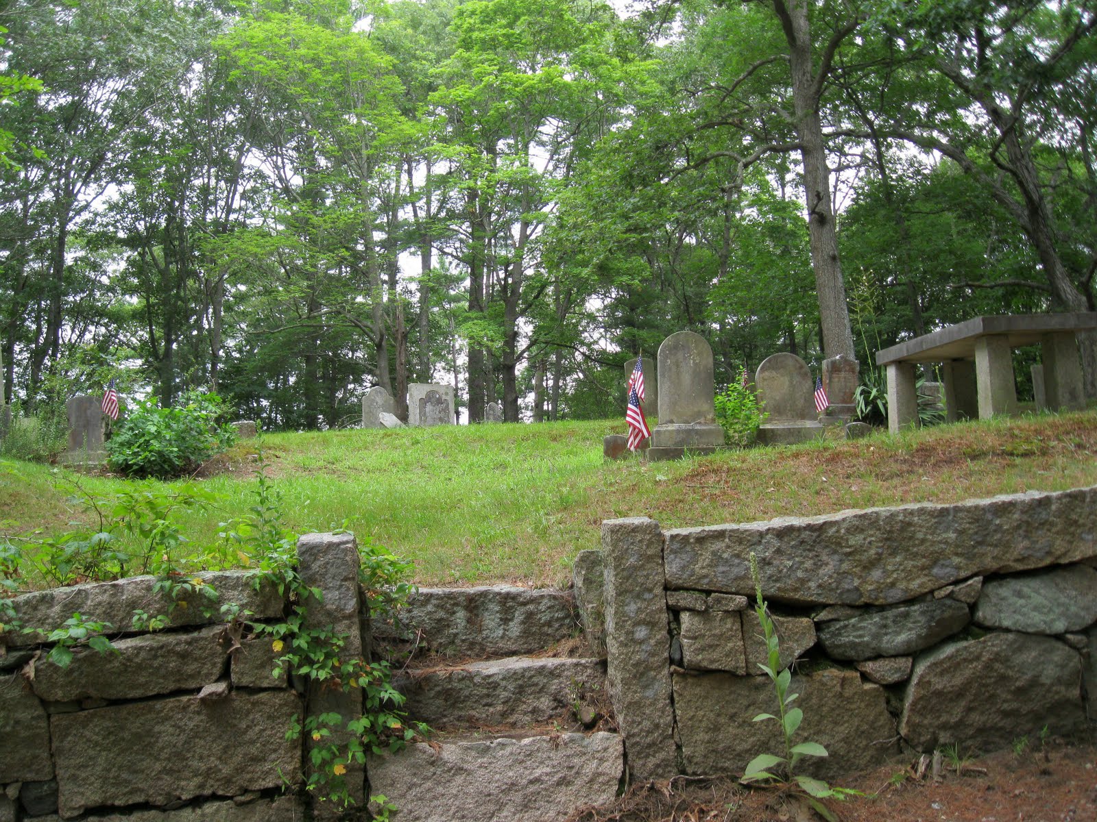 THE OLD COLONY GRAVEYARD RABBIT: BRIGGS CEMETERY, PEMBROKE, MA.