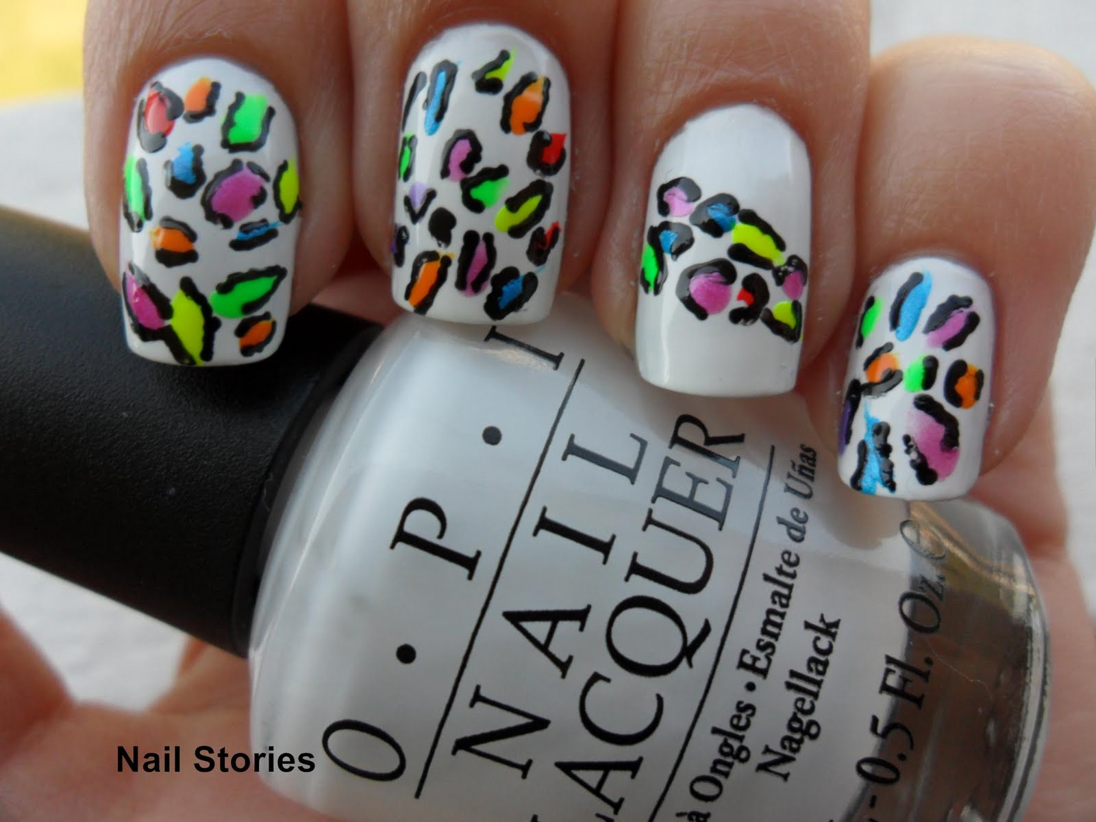 Nail Stories: Multi-colour Leopard Print