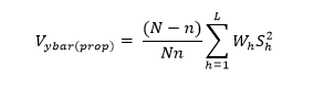 Stratified Sampling - Proportional Allocation
