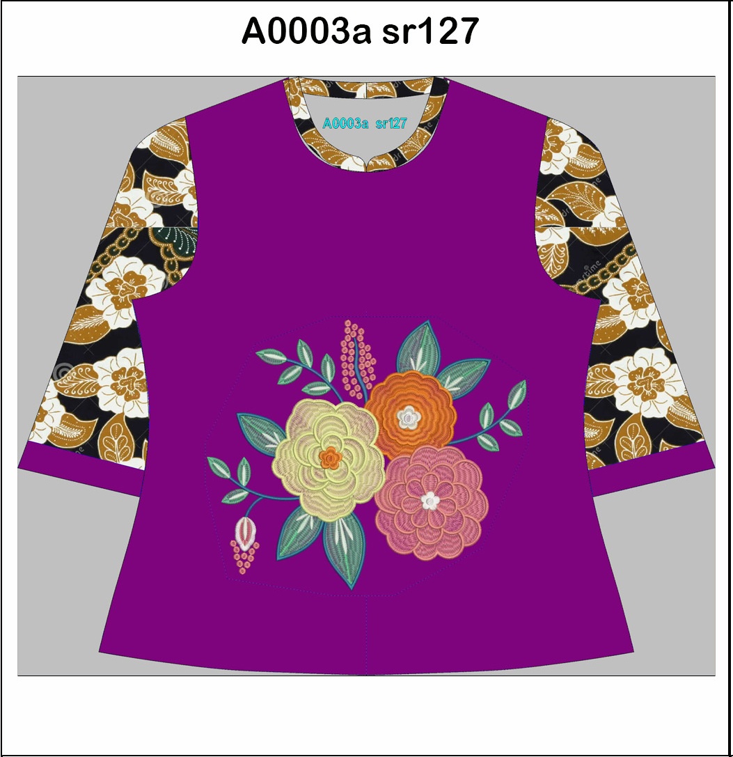 AJI STAR DESIGN BORDIR: BORDIR BUNGA DADA