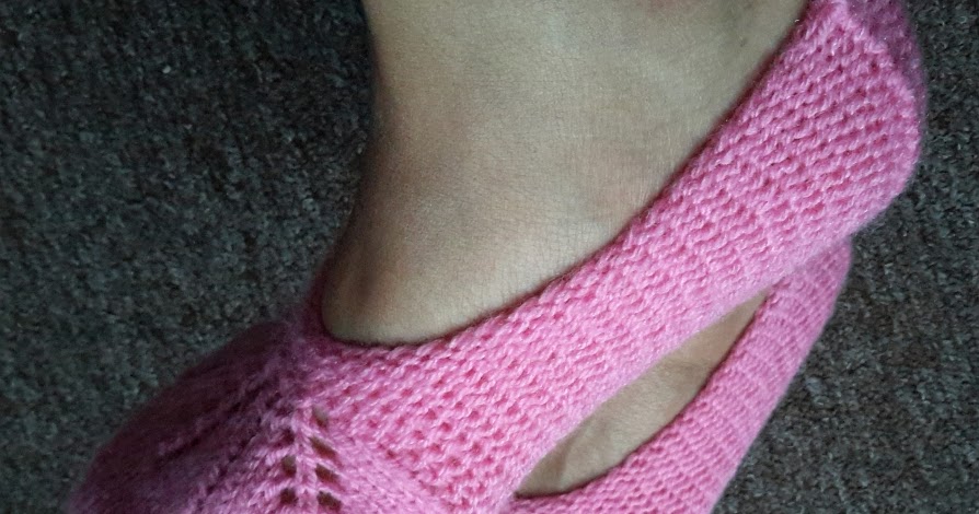 Anything Creative: Pink Seamless Slipper