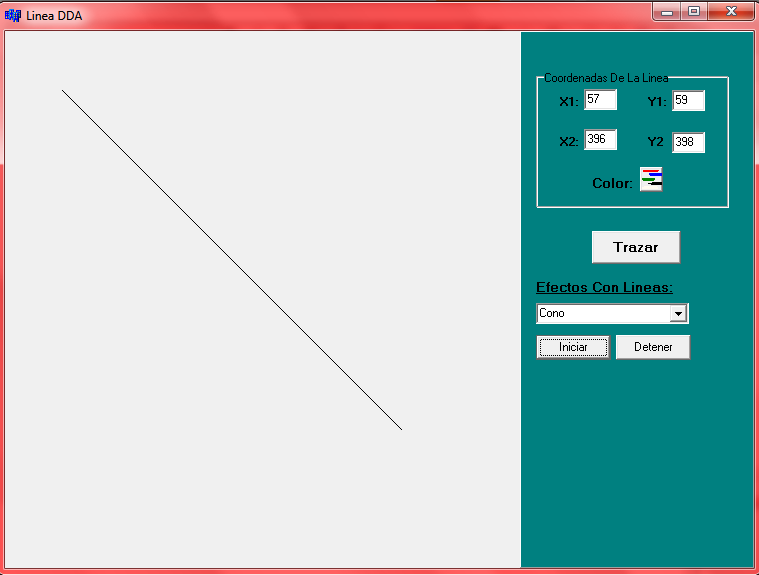 Graficación: Linea DDA