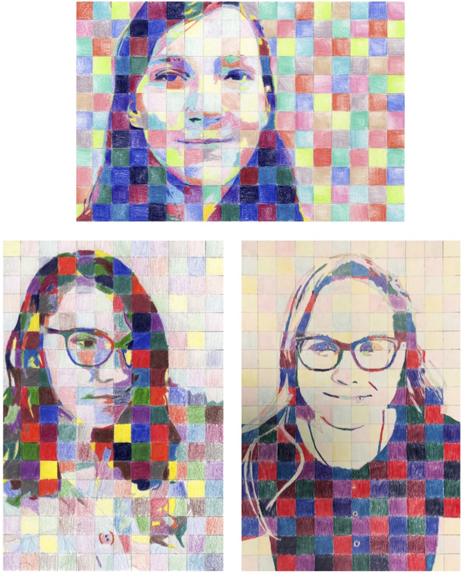 The Rolling Artroom: Chuck Close Inspired Portraits (7-12 Grade)