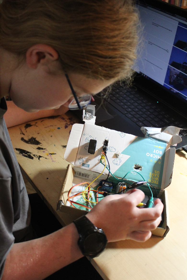 Craft Knife: How We Earned the Cadette/Senior Programming Robots Badge