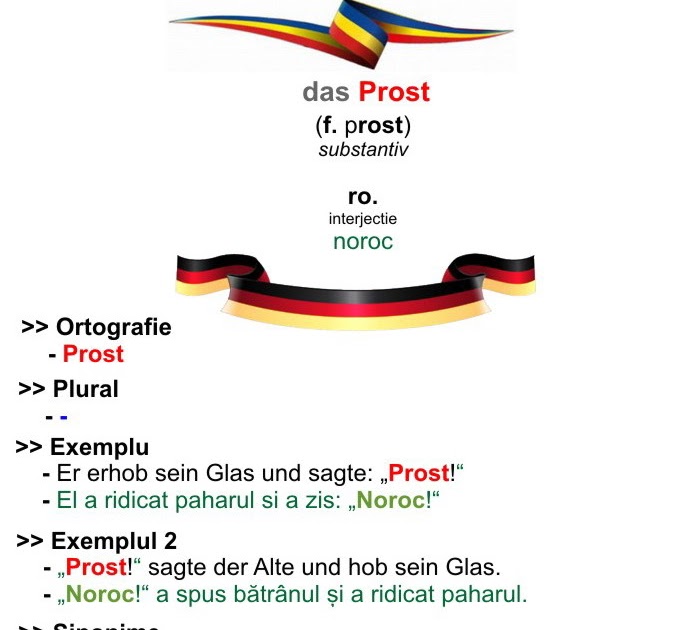 Deutsch für alle: das Prost