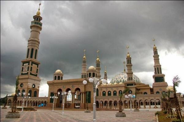 Beautiful View of Masjid Islamic Center Samarinda- Indonesia