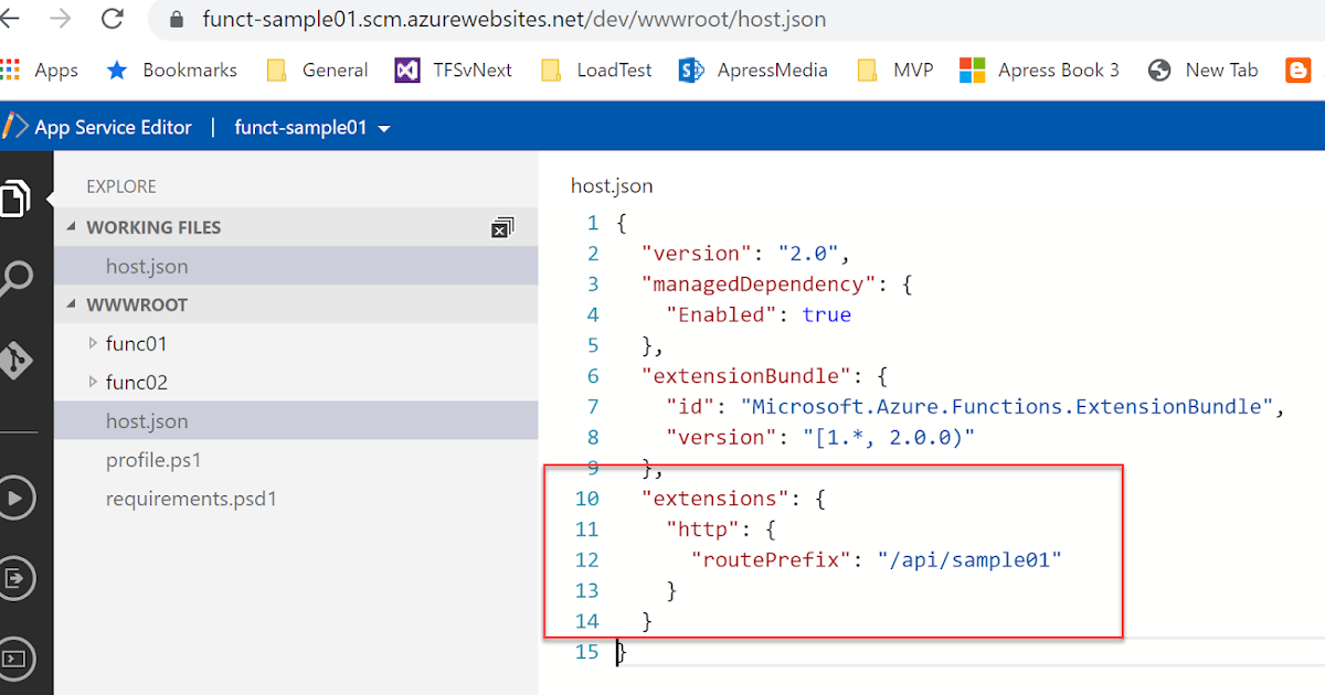 Chaminda's DevOps Journey with MSFT: Change Routing of Azure Function Apps