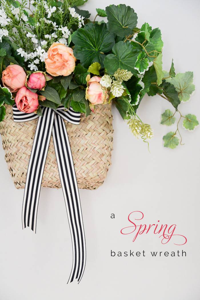 A Spring Wreath Basket - Rambling Renovators