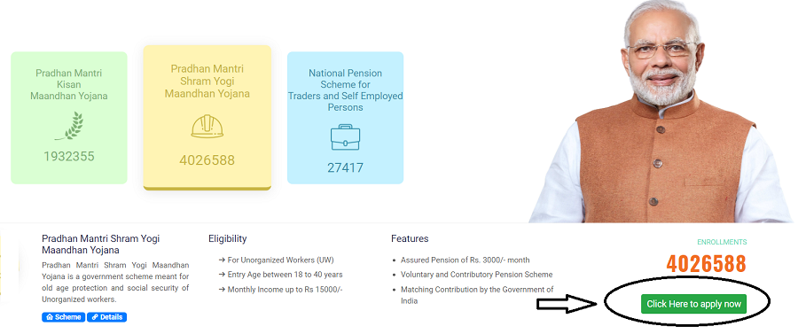 Pradhan Mantri Shram Yogi Mandhan Yojana 2023 Online Apply at maandhan ...