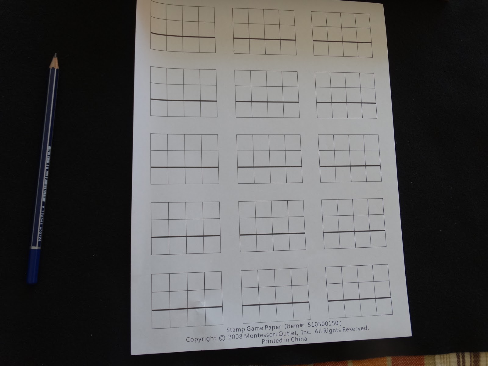 The Joys of Montessori Homeschooling: Stamp Game - Static and Dynamic ...