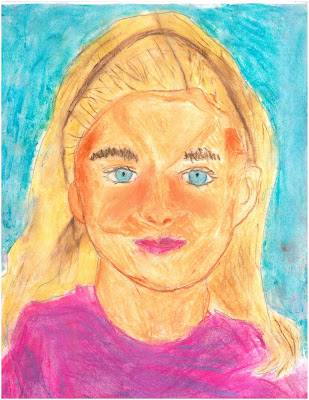 Art Happenings: Third Grade Pastel Self-Portraits