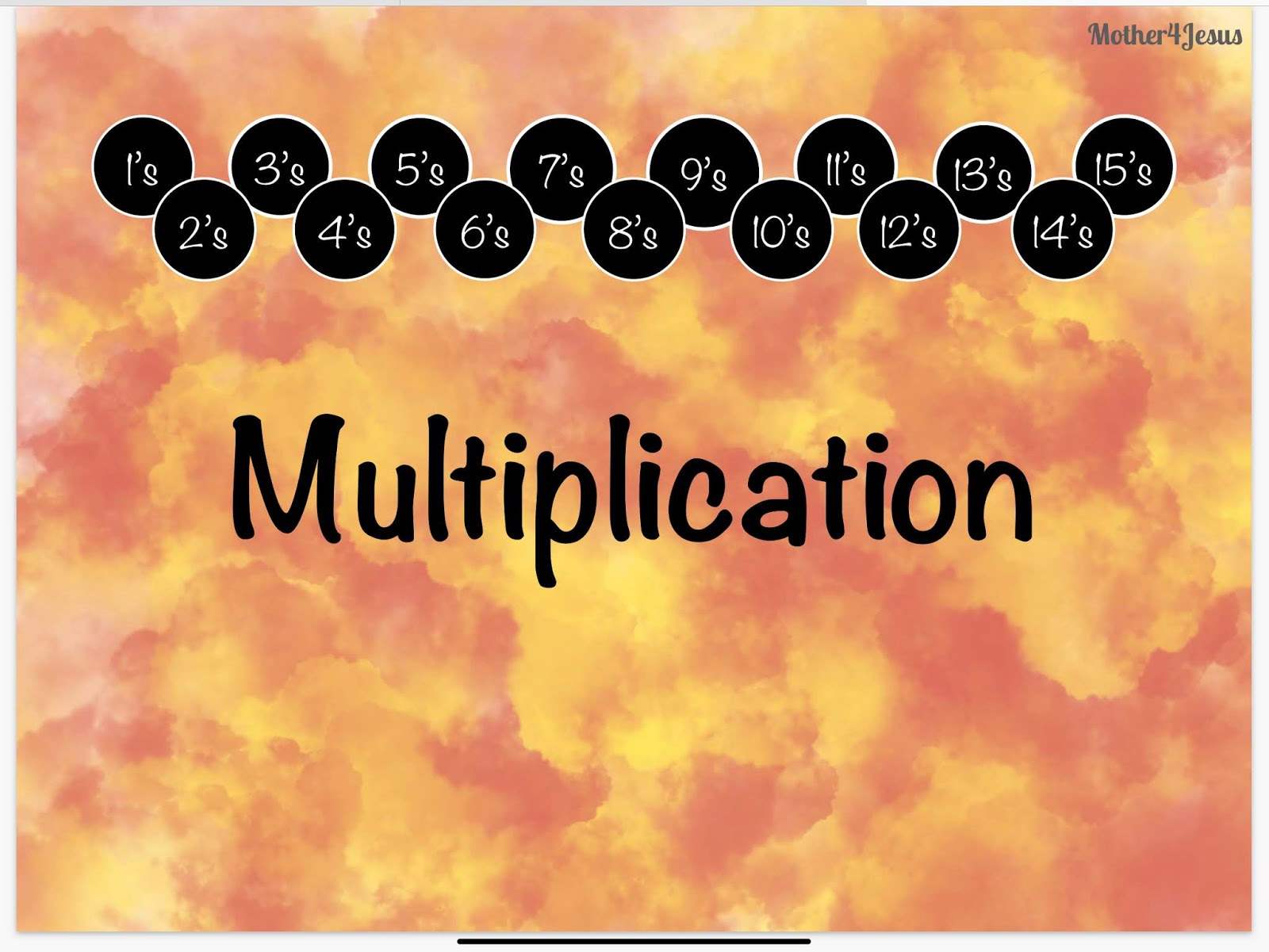 Mother4Jesus Free Multiplication Presentation mother4jesus-free-multiplication-presentation