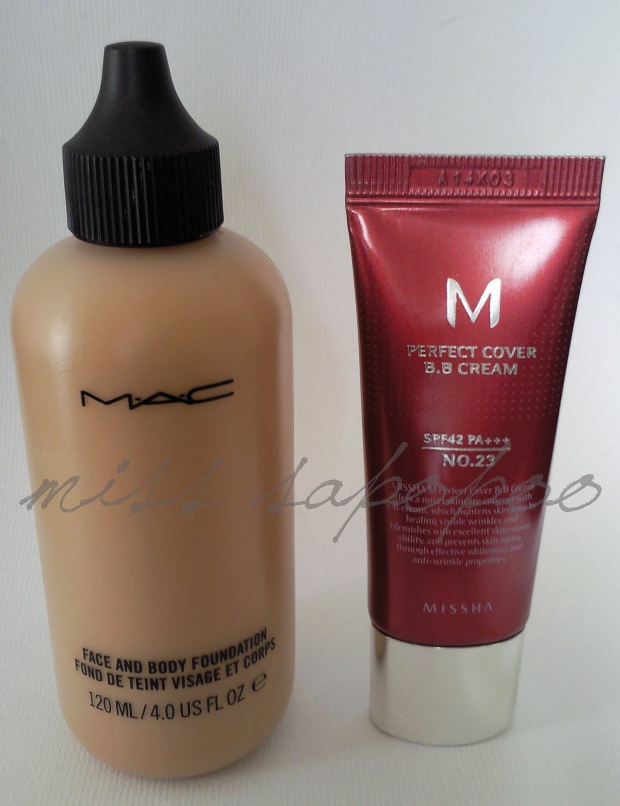 Miss Sapopoo: Face & Body MAC vs B.B.Cream MISSHA