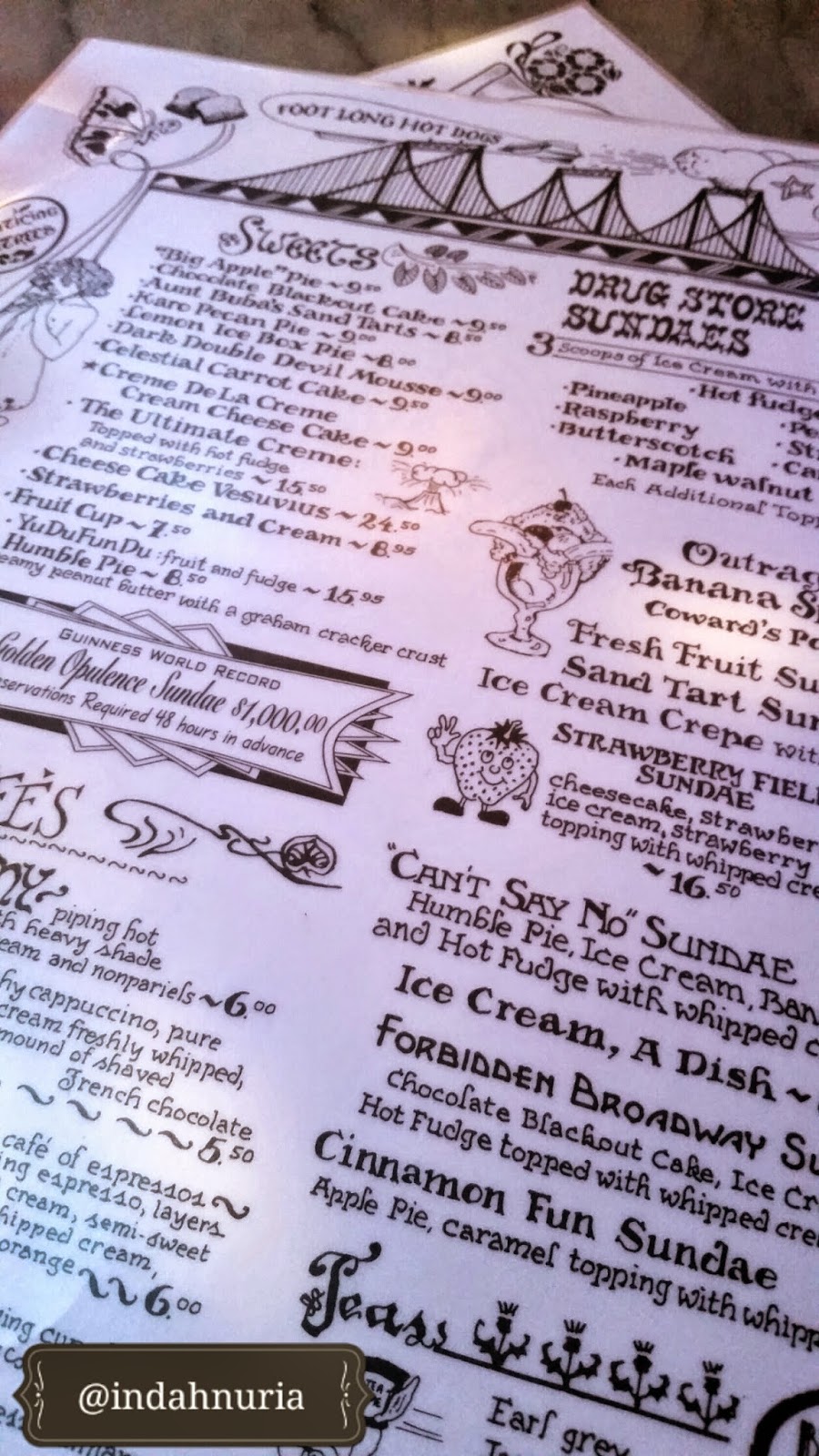 Serendipity 3 Menu