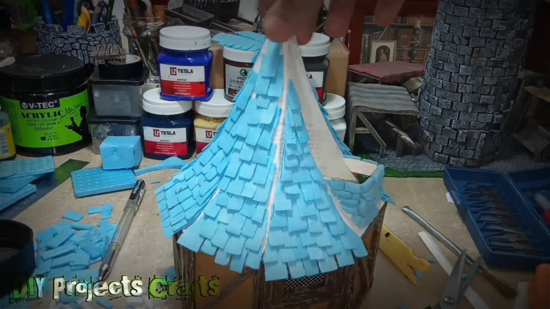 How to make Medieval Stone Tower for your Diorama or Tabletop Game