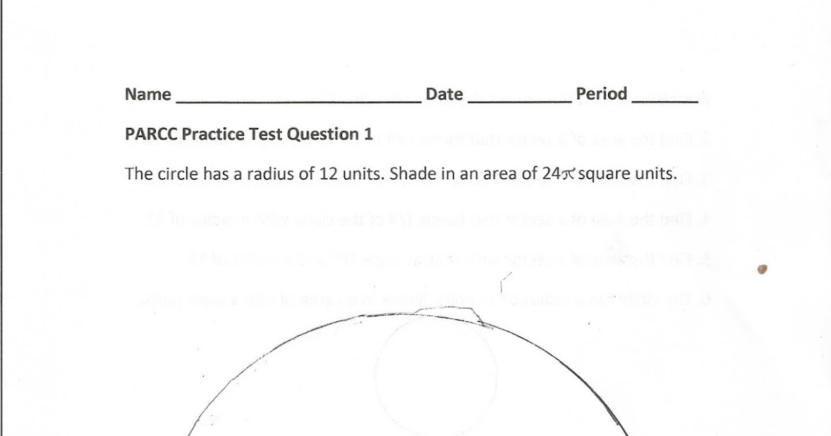 Geometry, Common Core Style: PARCC Practice Test Question 1 (Day 144)