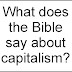 What does the Bible say about capitalism? - JORDAN BIBLE