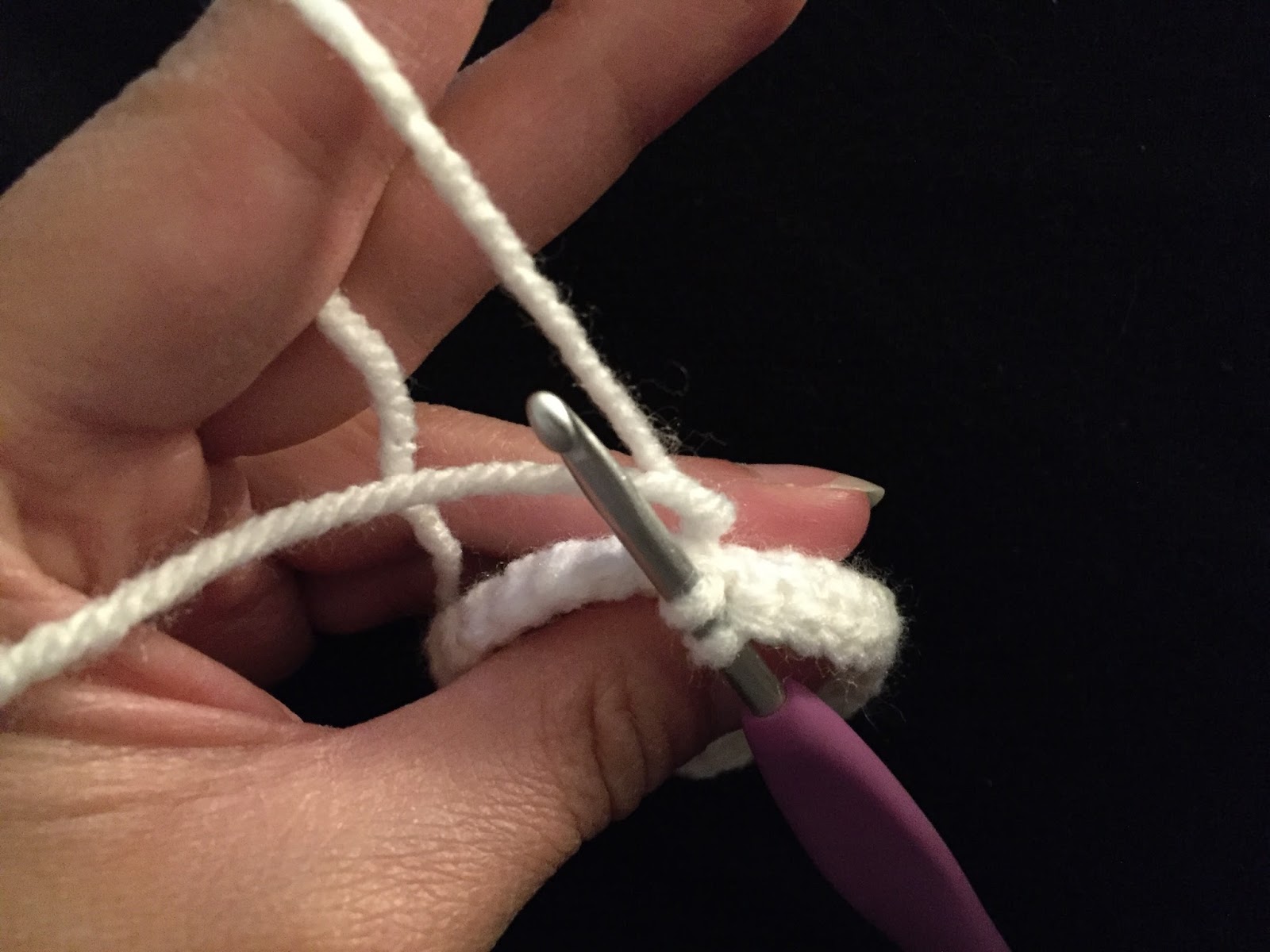 Tired and Flailing: Crochet Tips: When you don't have a stitch marker
