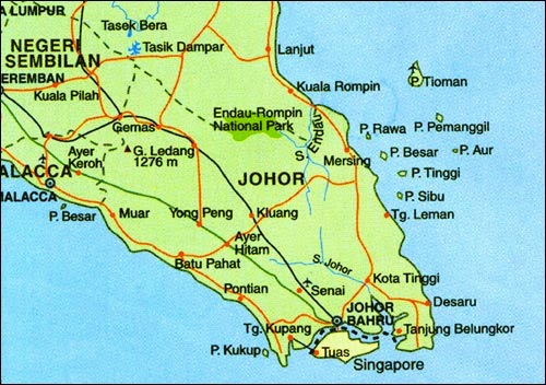 The Southern and third largest state in Peninsula Malaysia. Johor ...