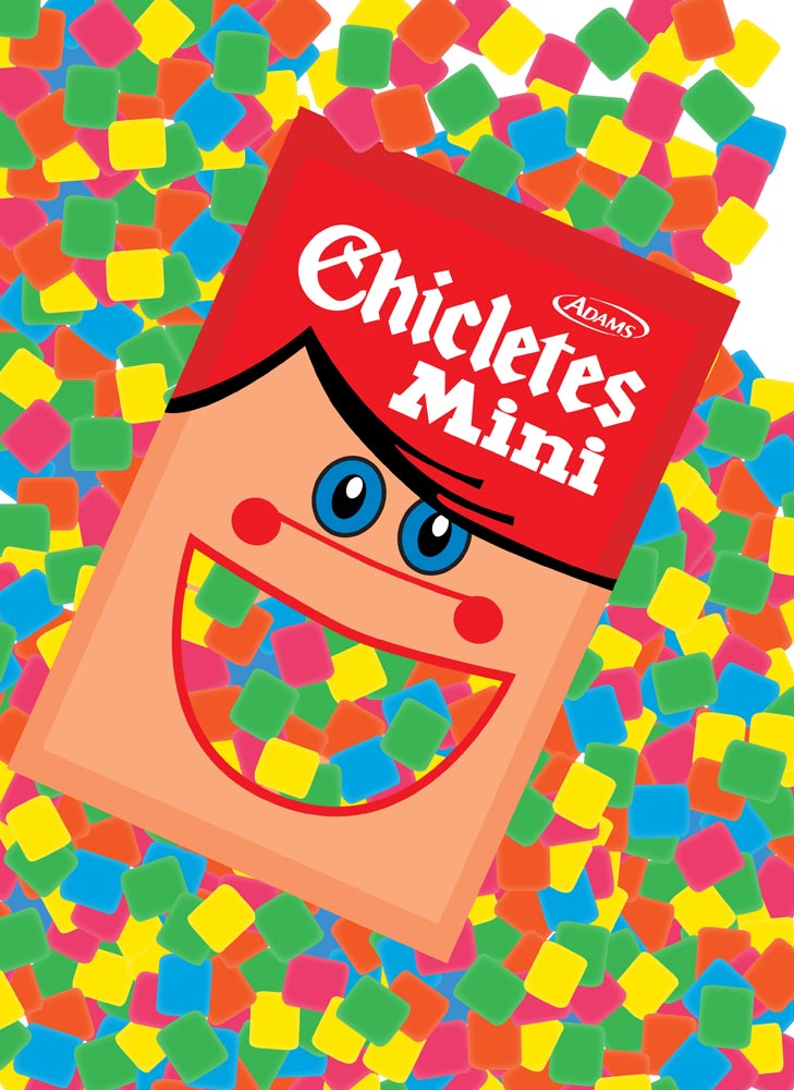 Anos 70 e 80 Blog Paula Fagundes: Chicletes Mini