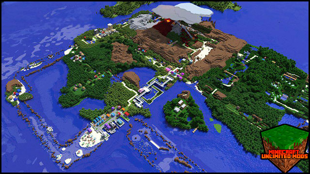 Descargar Pokemon Kanto Region Mapa para Minecraft [1.8.8 / 1.8 / 1.7. ...