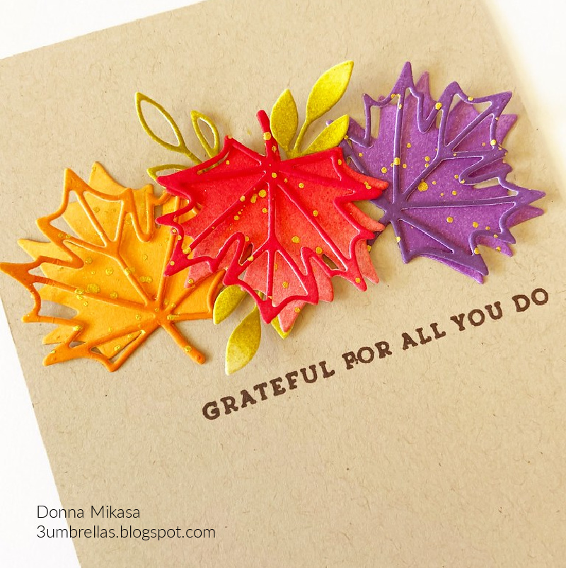 three umbrellas: Color Throwdown Challenge #613