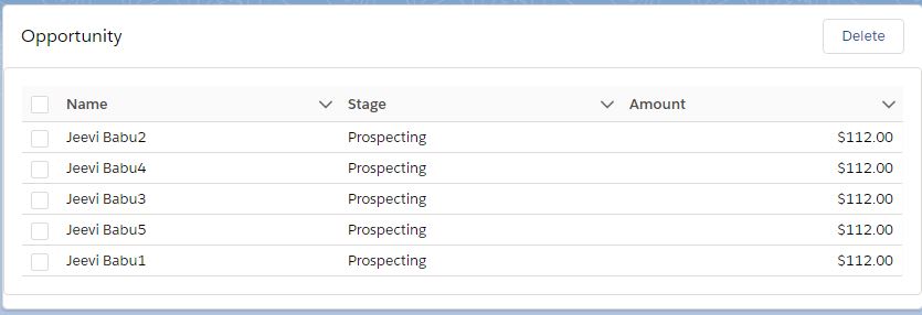 LWC Data Table With Checkbox Example | Salesforce Lightning Web ... LWC Data Table With Checkbox Example | Salesforce Lightning Web ...