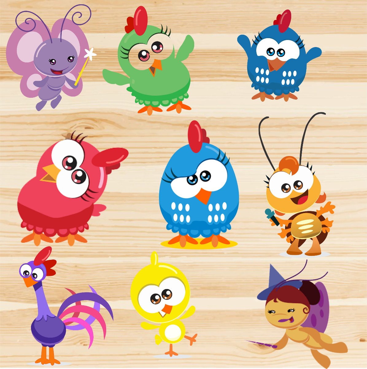 Galinha Pintadinha Mini - Cia dos Gifs