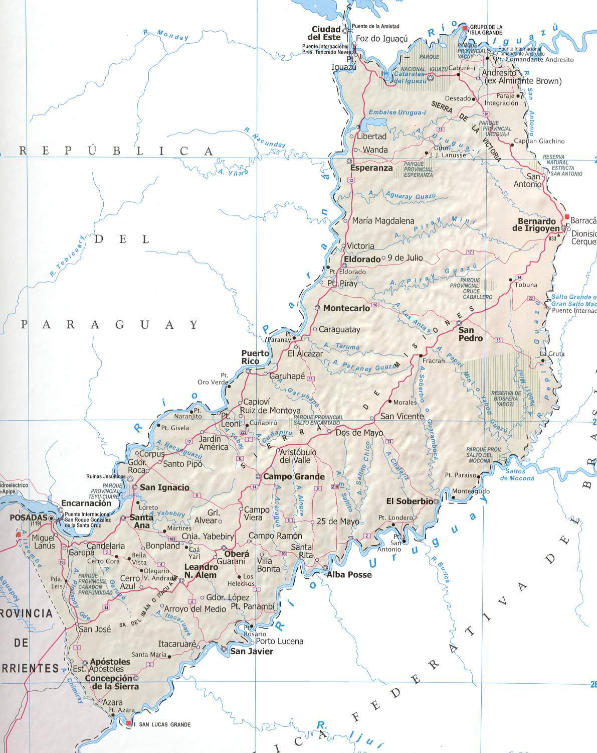 Noreste - Misiones: Misiones