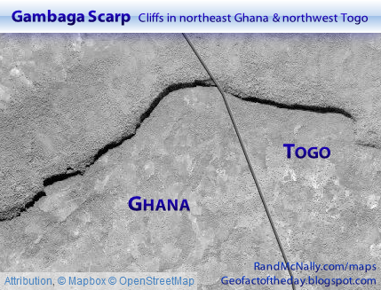 GeoFact of the Day: Gambaga Scarp, West Africa