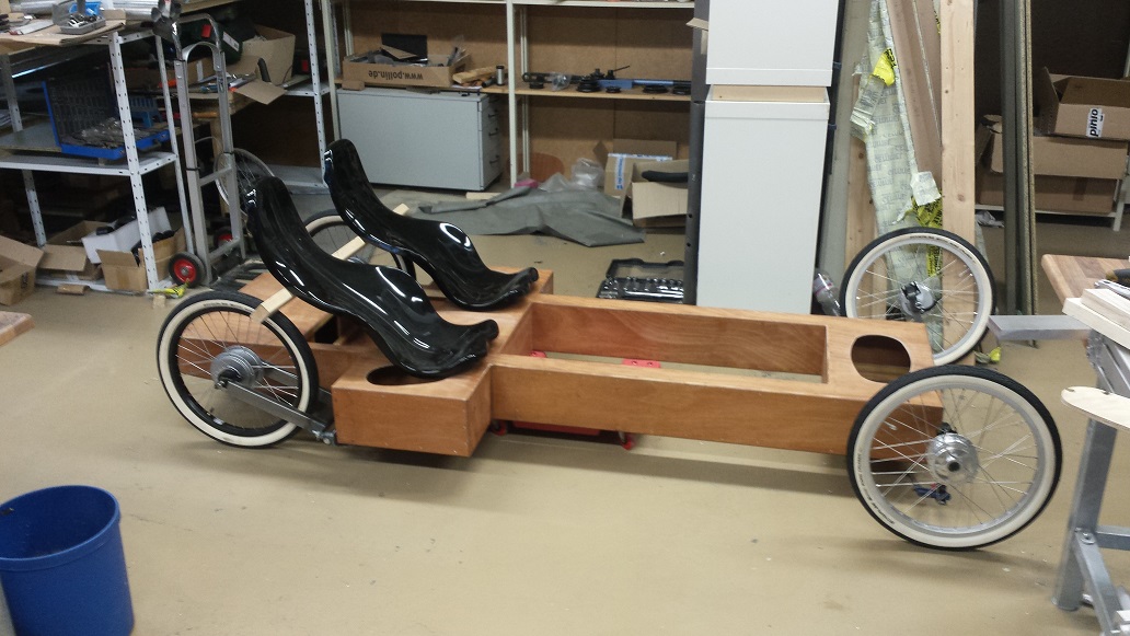 wooden pedalcar: Velocar MK2 update