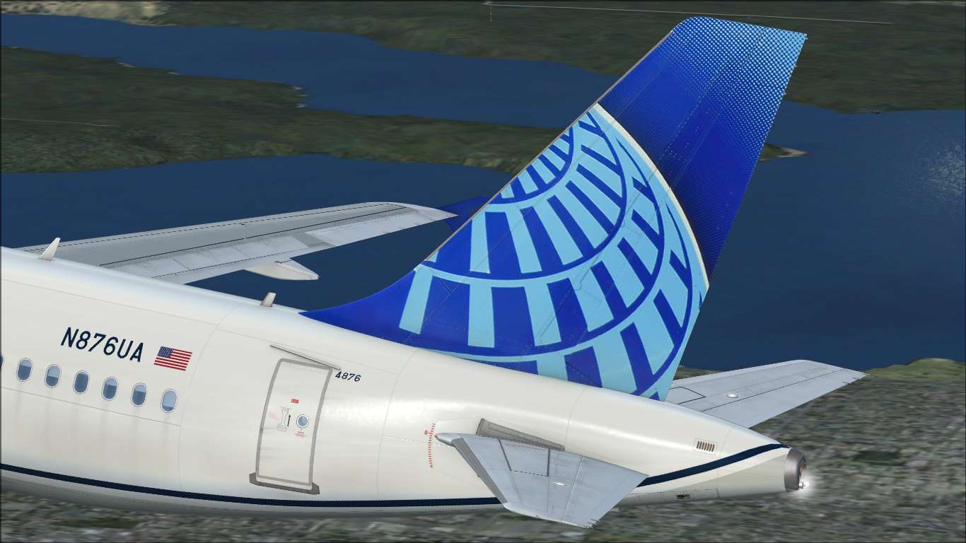 Texturas Brasileiras: United Airlines (circa 2019) N876UA Airbus A319