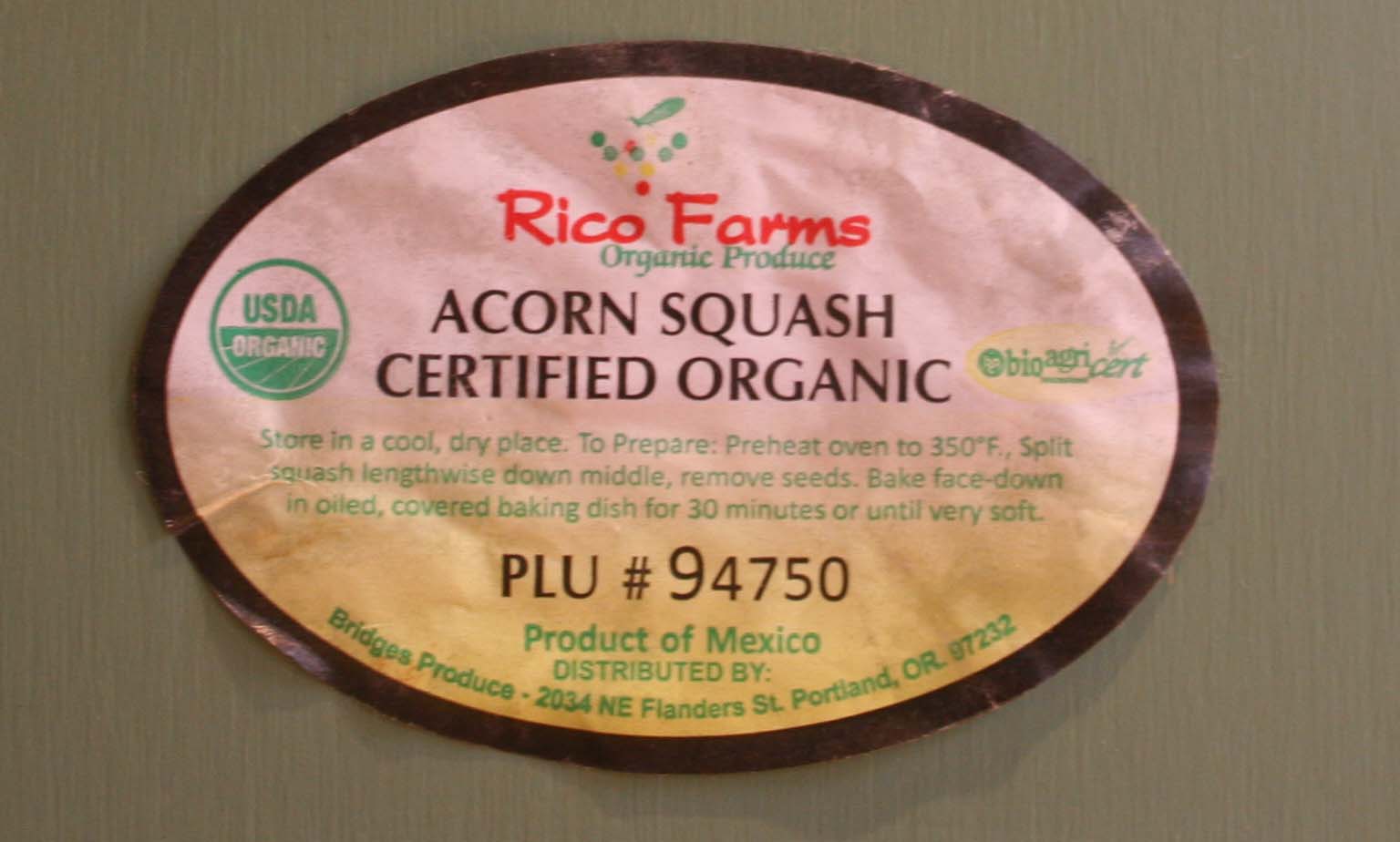 The Sensual Vegetable: PLU Codes for fruits and vegetables