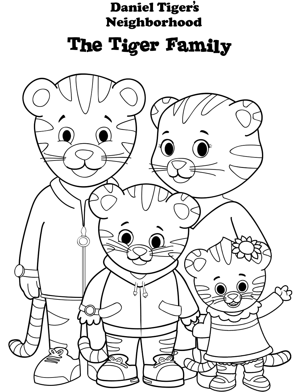 Daniel Tiger Coloring Pages 2 ~ Coloring Pages