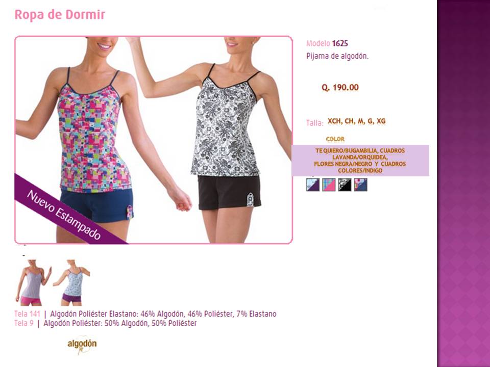 Ilusion de Mexico para Guatemala: Ropa de Dormir Ilusión